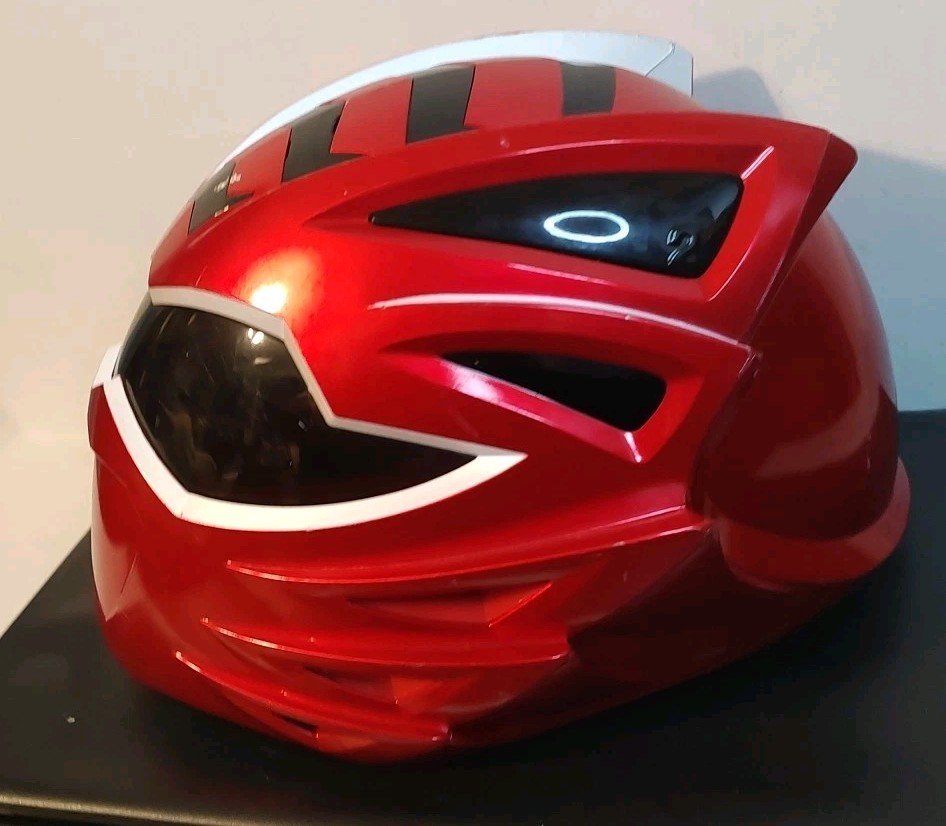 Power Rangers Red Ranger Jungle Fury Mega Mission Helmet 2008 Bandai ...