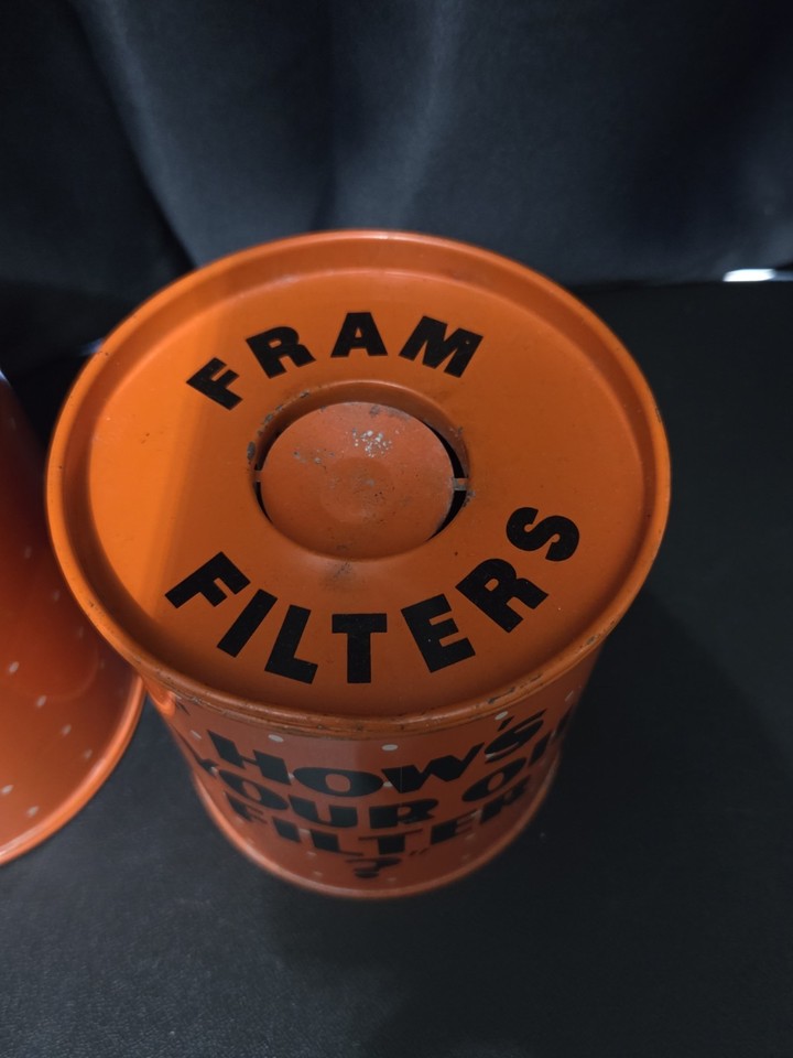 Vintage Fram Oil Filters Promo Lighter And Ashtray Advertising Counter ...