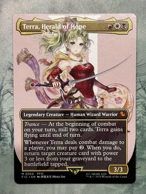 Commander: FINAL FANTASY #204 Terra, Herald of Hope (Borderless) | eBay