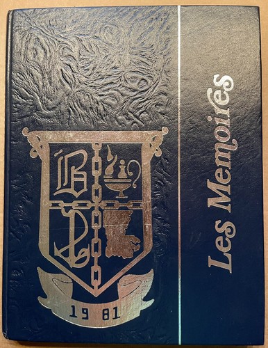 1981 ALFRED M. BARBE HIGH SCHOOL YEARBOOK, LES MEMOIRES, LAKE CHARLES ...
