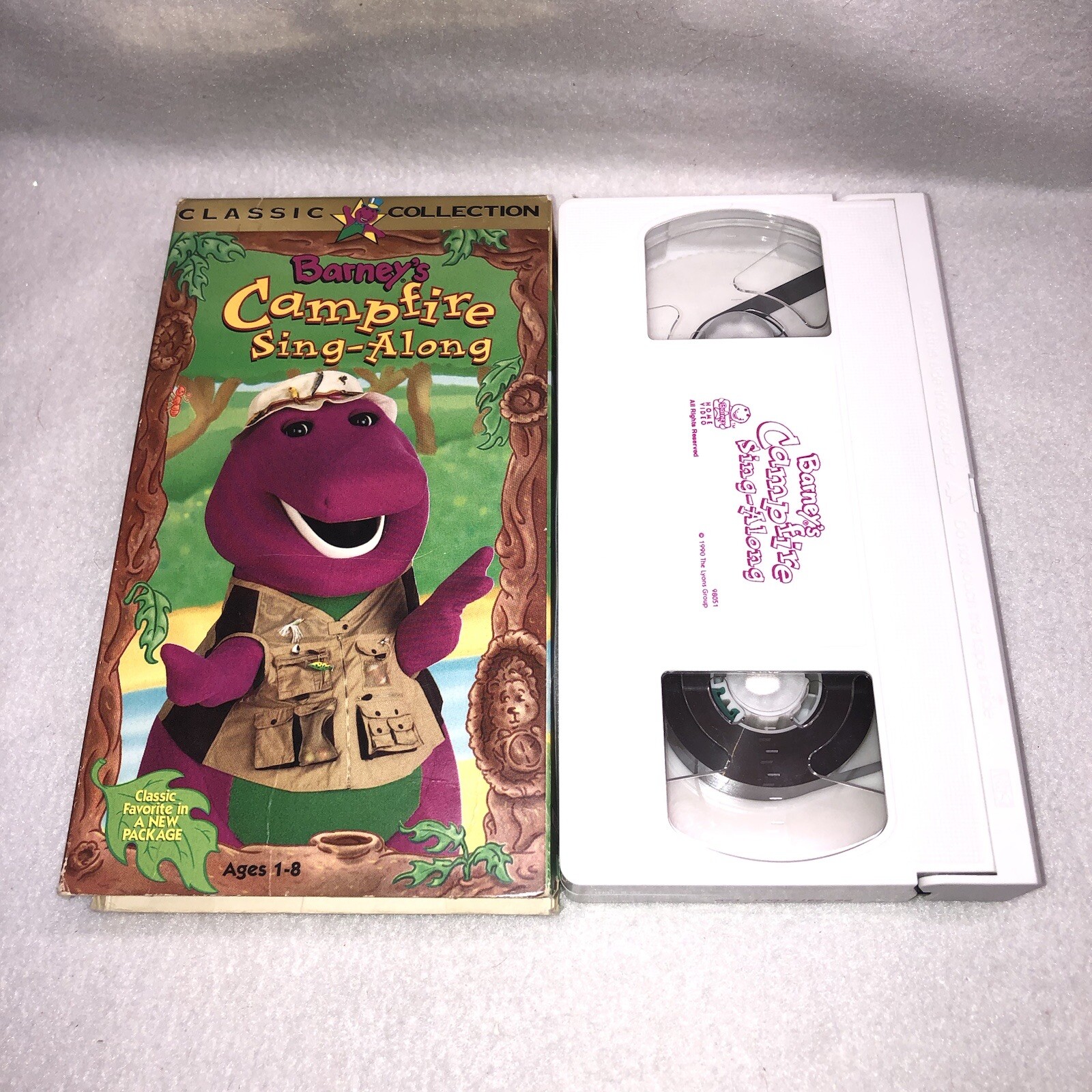 5 Barney VHS Tapes Classic Collection Live In NYC Counting Campfire ...