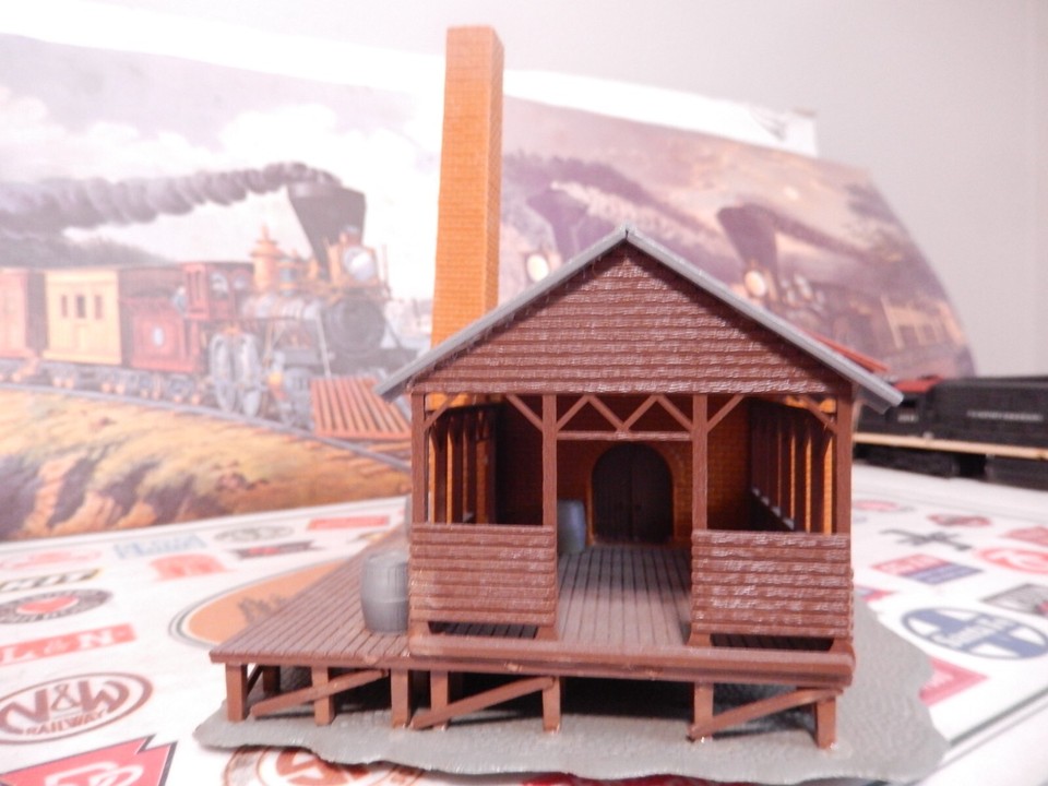 HO Scale Built Up VERY LARGE Freight Unloading Depot ***NICE LQQK*** | eBay