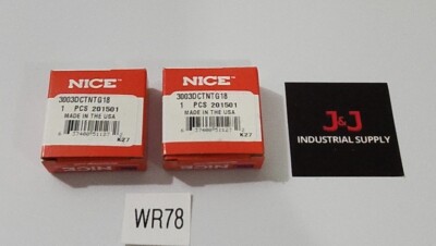 *BRAND NEW* LOT OF 2 Nice 3003DCTNTG18 Ball Bearings .3125 ID 7/8" OD ...