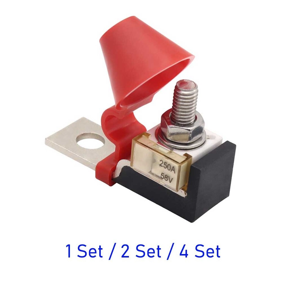 1/2/4 set Convenient&Efficient Battery Fuse Terminal Fuse Block Kit For ...