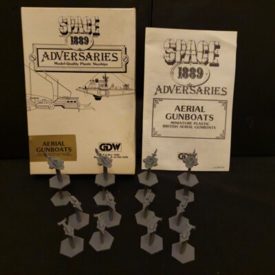 GDW Space 1889 Aerial Gunboats Open Box Miniatures Figures Battlefleet ...