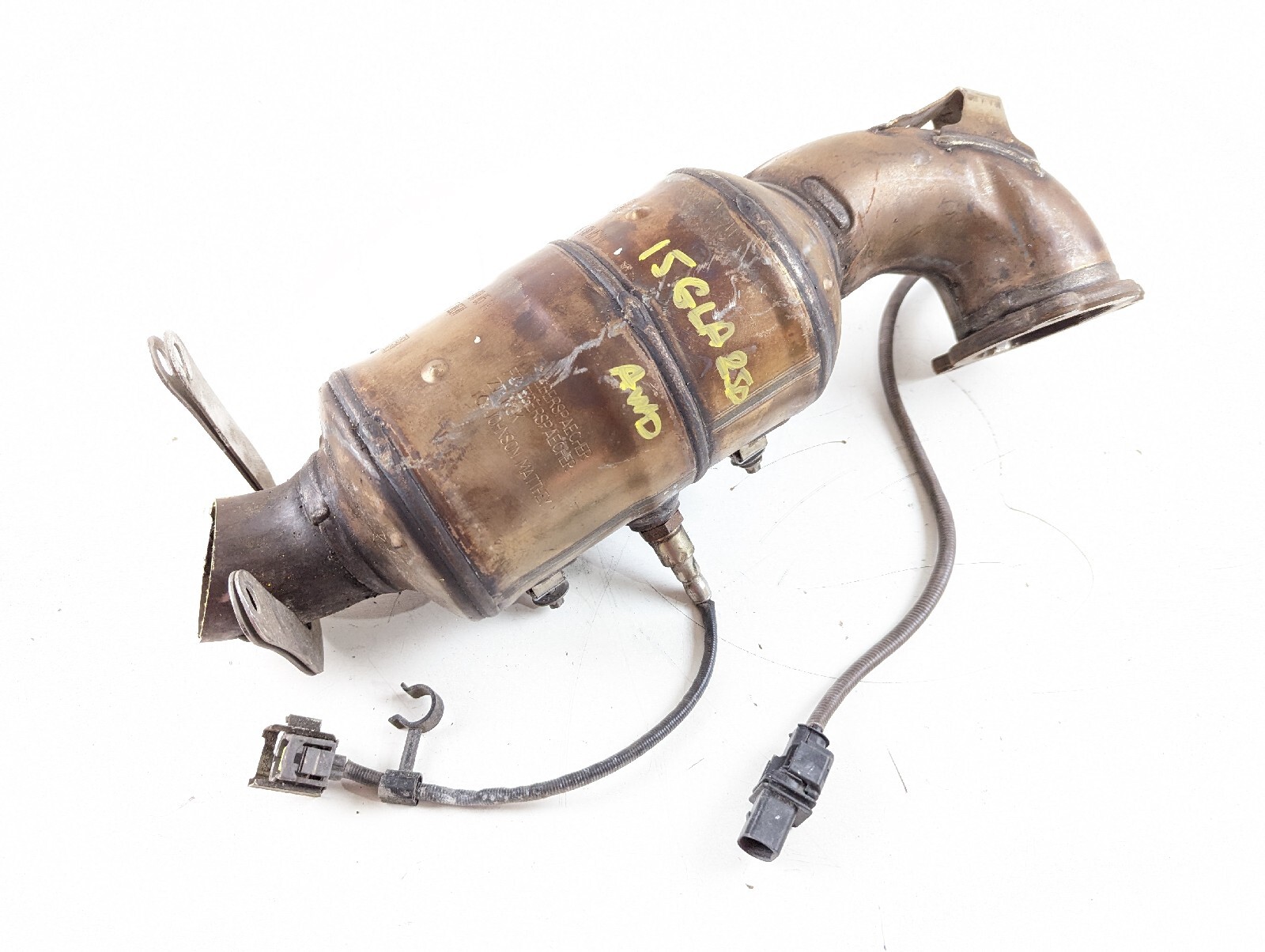 14-19 MERCEDES GLA250 X156 4MATIC 2.0L GAS FRONT EXHAUST DOWN PIPE 74K ...