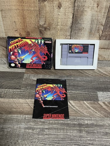 Super Metroid (Super Nintendo Entertainment System, 1994) SNES CIB ...