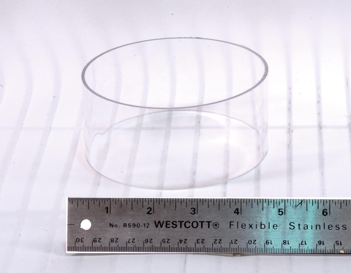 24 Polycarbonate Lexan Clear Tube / Tubing 4.75" x 4.59" (4 3/4 OD" x 2 ...