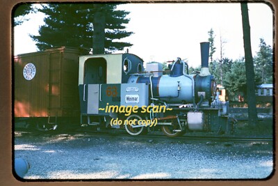 Edaville Family Theme Park, Railroad Locomotive in 1961, Kodachrome ...