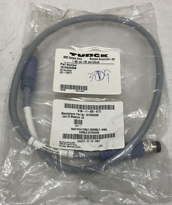 TURCK U2-15917 CANBUS EXTENSION W588 CABLE ASSEMBLY U3S | eBay