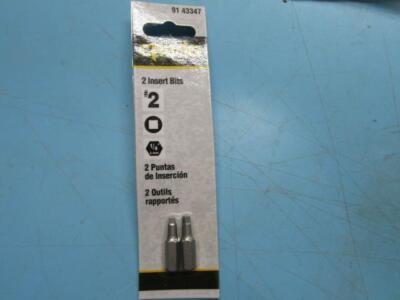 NEW Credo 91 43347 Insert Bits Square Head # 2 | eBay