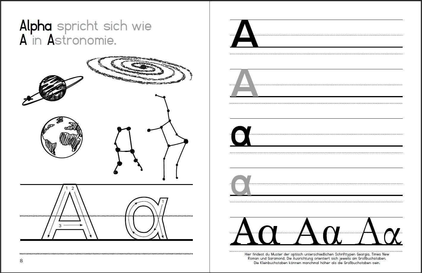 Von Alpha bis Omega - Ein Übungsbuch mit bildhaften Merkhilfen zum ...