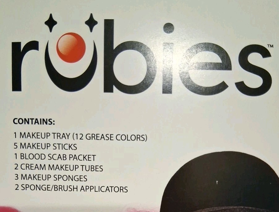 Rubies Circus Mayhem Make-up Kit Gothic Evil Clowns Cos Play Theater ...