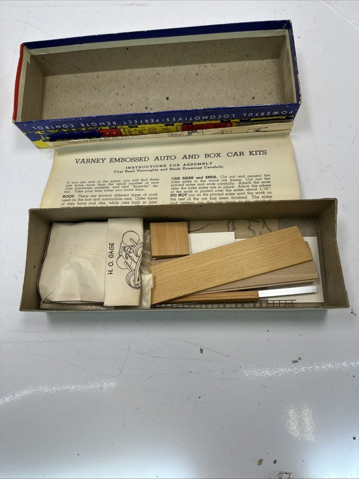 Vintage VARNEY BOX CAR LOT OF 5 with Trucks Kit HO Box Car | eBay