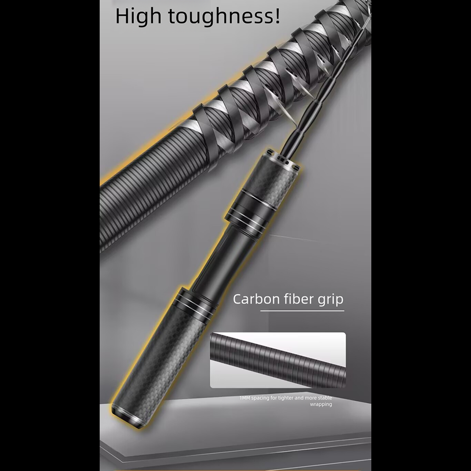 1 5m 1 8m Carbon Handle Ultralight Telescopic Lure Rod for Fishing ...