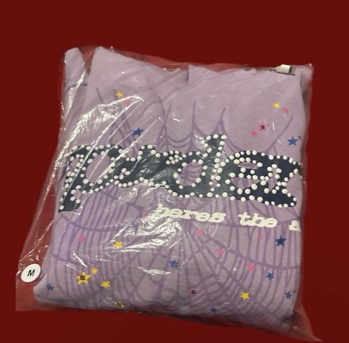 Sp5der Acai Purple Hoodie Size Medium New | eBay