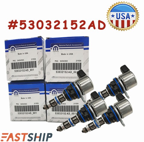 4Pcs OEM Multiple Displacement Solenoid 53032152AD For 5.7L Dodge Jeep ...