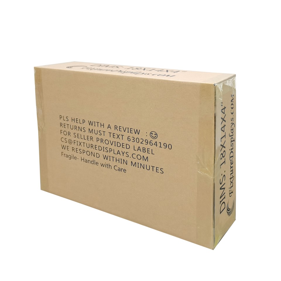 20PK 18X14X4" Shipping Box Cardboard Singlewall BF150 Mail Packaging E ...