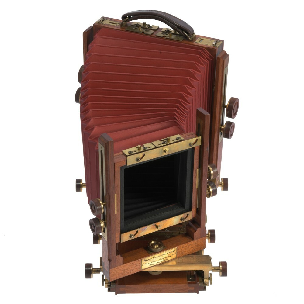 RARE! WISNER 5X7 WOOD LARGE FORMAT CAMERA WITH REDUCING 4X5 BACK / 90D ...