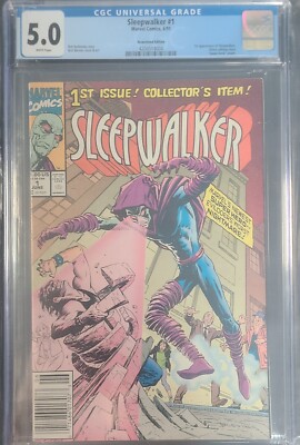 SLEEPWALKER #1 (Marvel 1991) 1st Appearance **KEY** | Graded CGC 5.0 | eBay