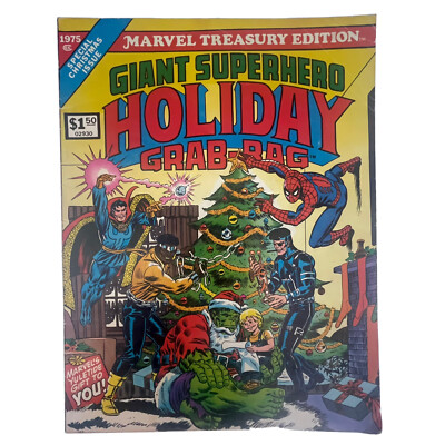 Giant Superhero Holiday Crab-Bag- marvel treasury edition 1975 | eBay