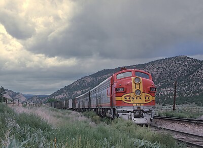 ATSF F7A No. 309L 4 x 6 Color Print Train 23 The Grand Canyon at ...
