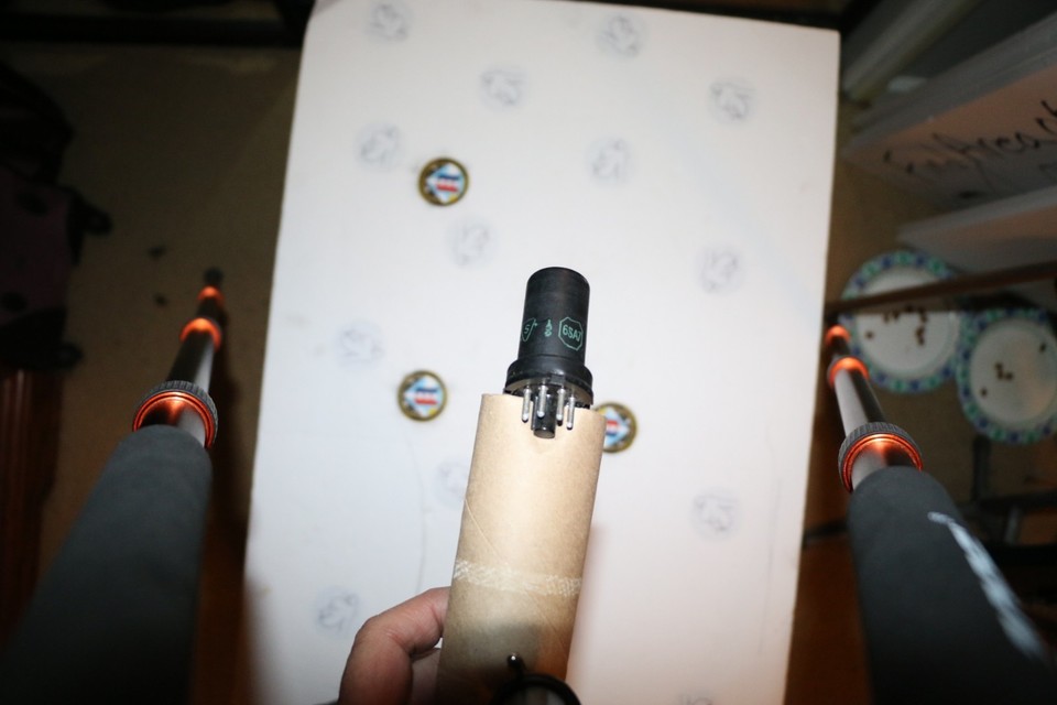 6SA7 Raytheon Pre-war WWII amplifier Valves Photos of testing good NOS ...