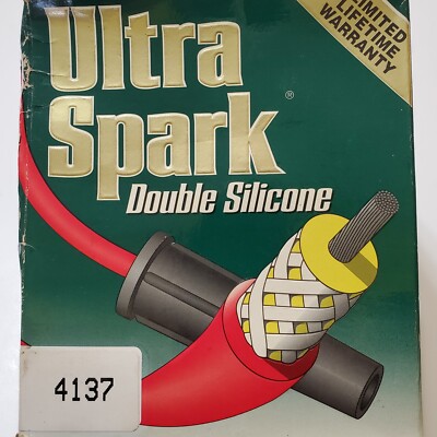 Ultra Spark Double Silicone Spark Plug Wires #4137 Red Straight 6 Plus ...