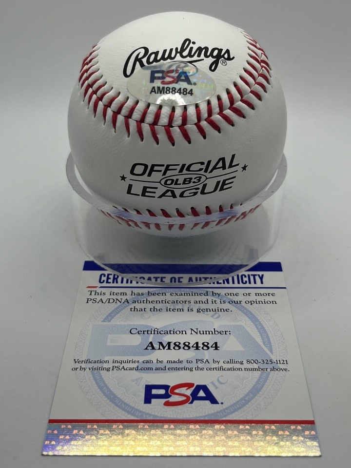 Don Arlich Houston Astros Signed Autograph Official League Baseball PSA ...