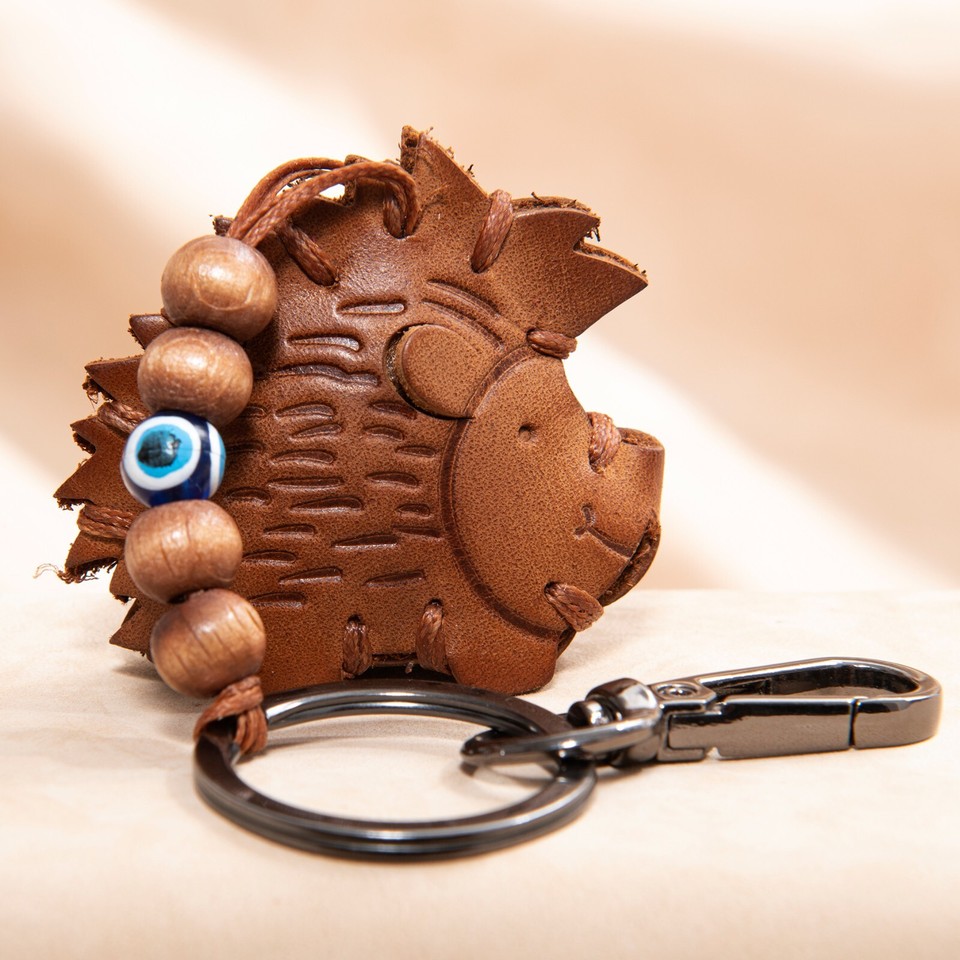 Leather Elephant Keychain, Charm for Women's Purse & Bags | Handmade ...