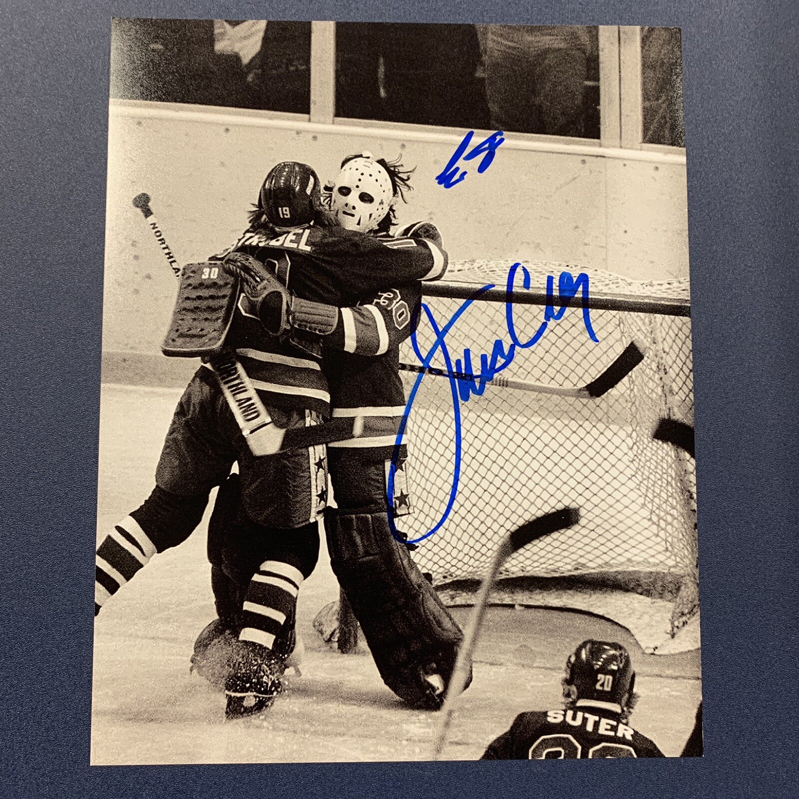 JIM CRAIG & ERIC STROBEL HAND SIGNED 8x10 PHOTO USA HOCKEY MIRACLE ON ...
