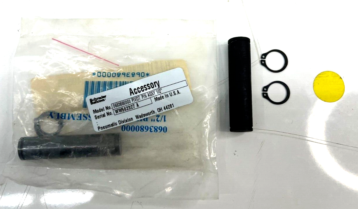 SCHRADER BELLOWS 0683680000 PIVOT PIN ASSY 1/2" ***LOT OF 2*** | eBay