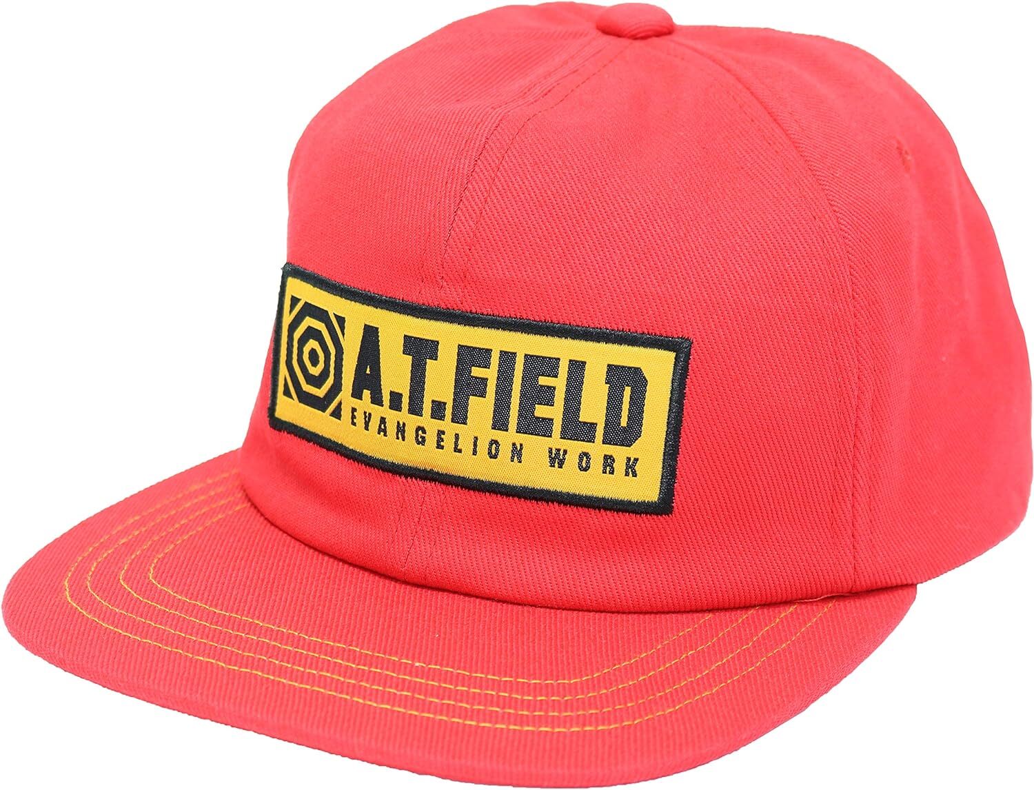 Evangelion cap A.T.FIELD Evangelion Baseball Cap RED Unit02 adjustable ...