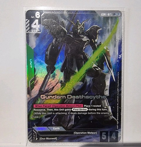 LR+ Alternate Gundam Deathscythe - GD01-025 - Gundam Card Game - Newtype Rising | eBay UK