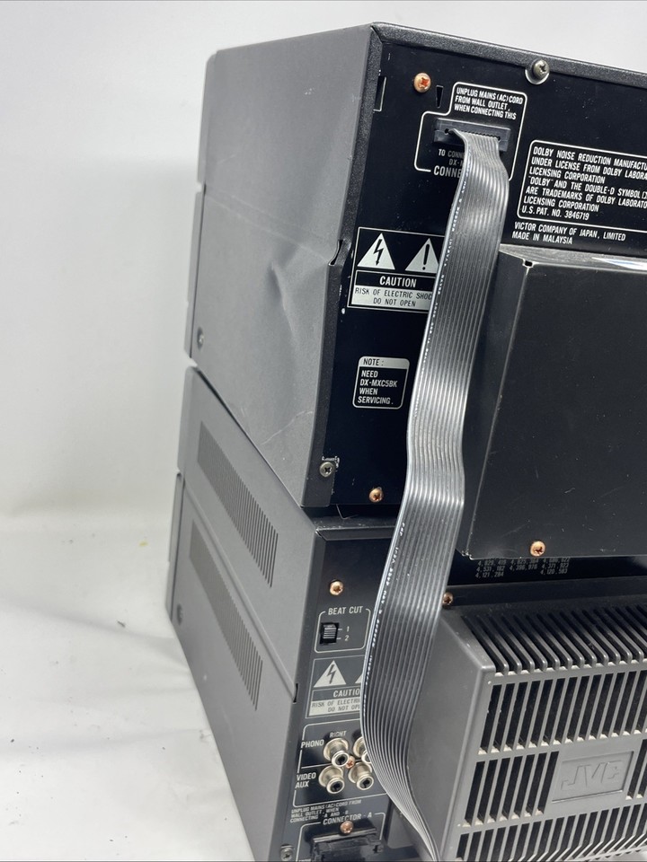 JVC MX-C5 Compact Component System 6+1 Cd *CD Not Read/Dual Tape Works ...