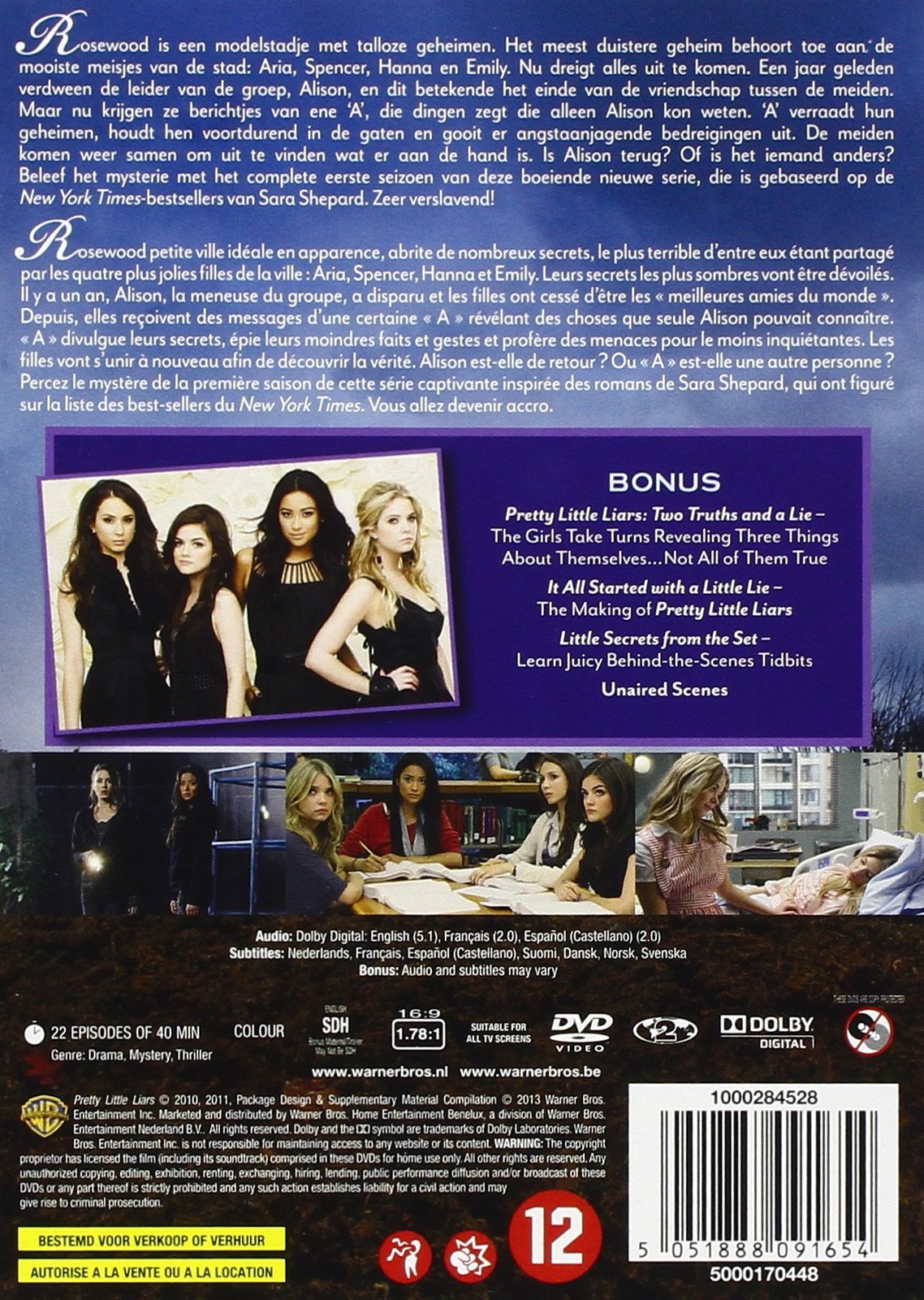 Pretty Little Liars - S1 (SDVD) (DVD) (UK IMPORT) | eBay