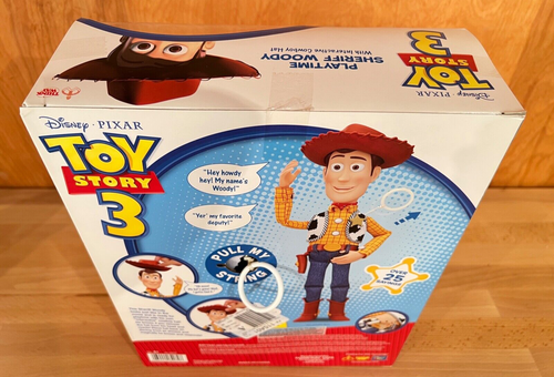 Thinkway Disney Pixar Toy Story 3 Talking Sheriff Woody for sale online ...