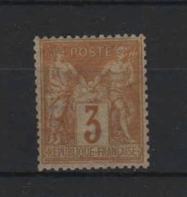 France Stamp N°86 " Sage 3c Bistre - Yellow " New X Ttb Sign R344 | eBay