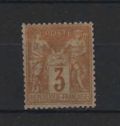 France Stamp N°86 " Sage 3c Bistre - Yellow " New X Ttb Sign R344 | eBay