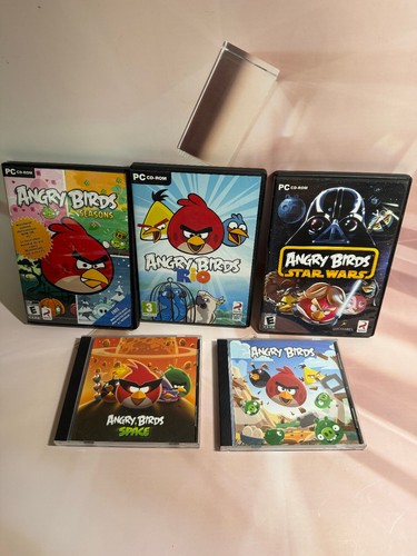 Collection of 5 ANGRY BIRDS PC CD-ROMs by ROVIO 2009-2012 | eBay