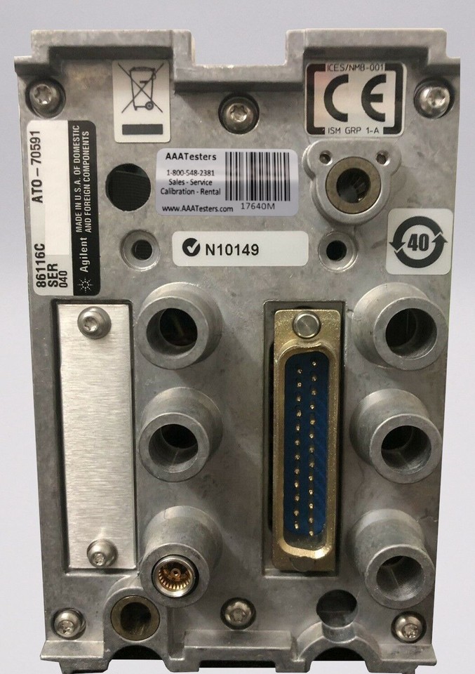 Agilent Keysight 86116C 80 GHz Electrical / 65Ghz Optical Module Option ...