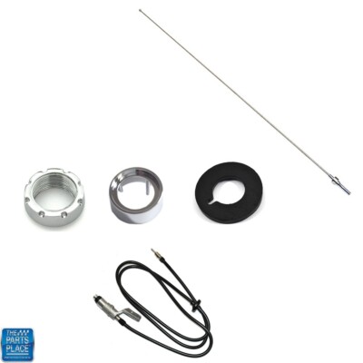 66-67 Pontiac GTO LeMans Solid Radio Antenna Assembly Round Shaft Body ...