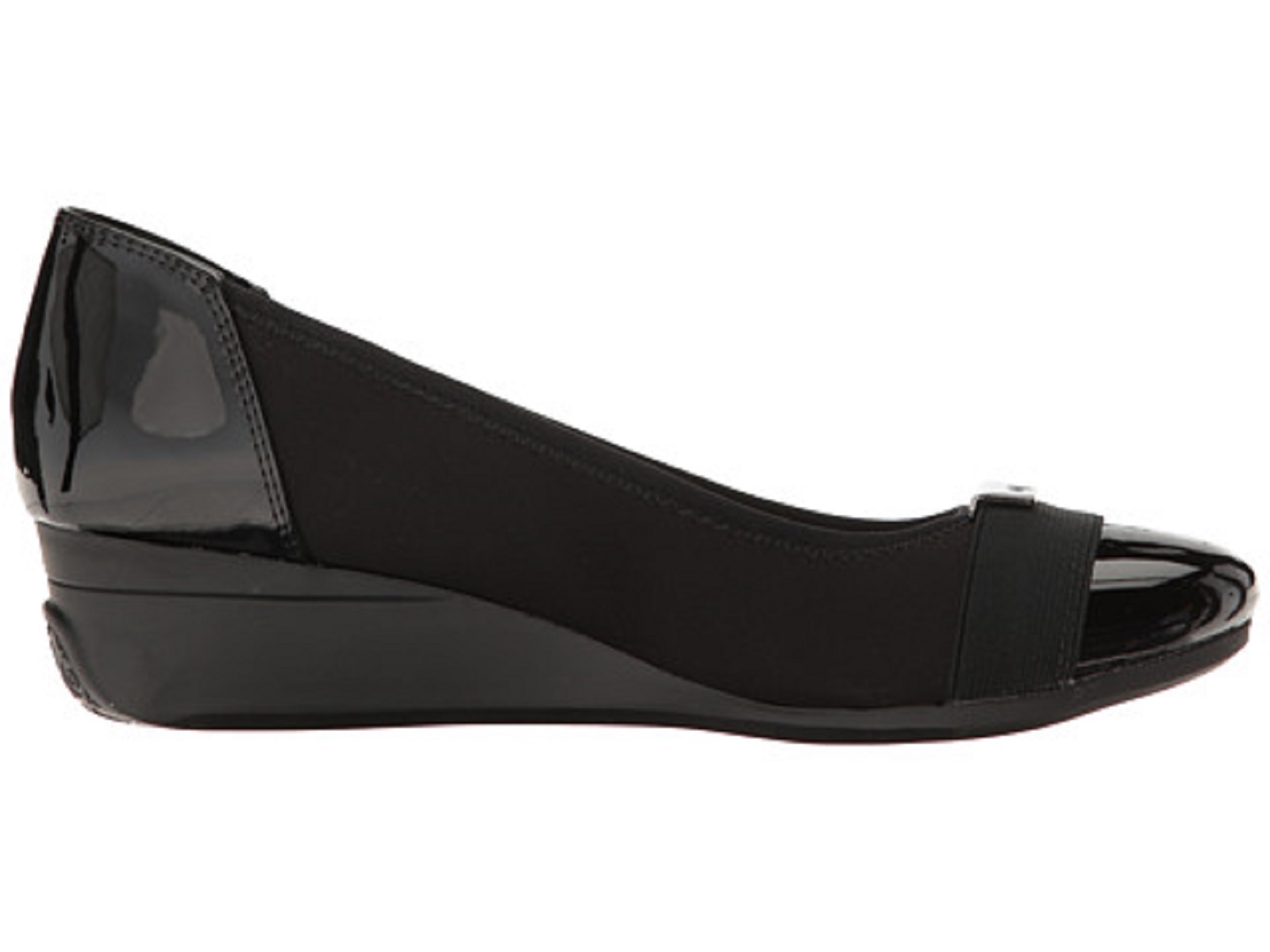 ANNE KLEIN Women's BIRTA Cap Toe Wedge BLACK 9.5 M NIB | eBay