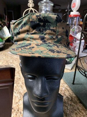 Cover, Garrison, Marpat Woodland Marine Corps Cap Size Small Made In ...