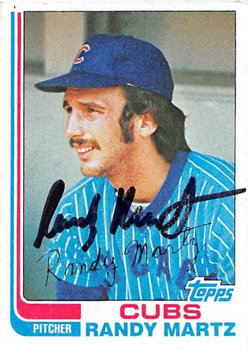 Randy Martz autographed baseball card (Chicago Cubs) 1982 Topps #188 | eBay