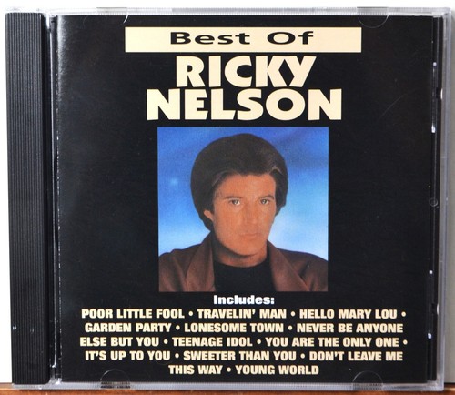 CD Best of Ricky Nelson Hits NICE Poor Little Fool Travelin' Man Hello ...
