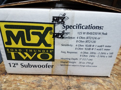 Vintage MTX Road Thunder Two 12 inch Sub | eBay