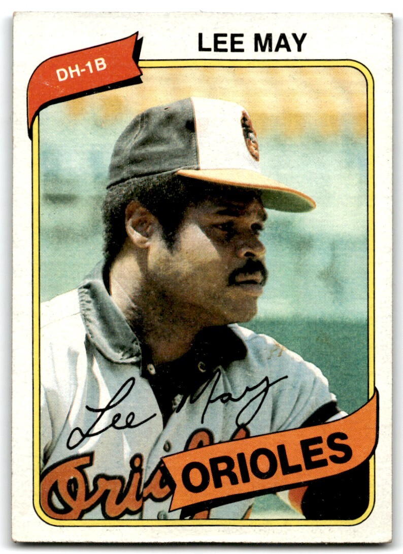 1980 TOPPS LEE MAY BALTIMORE ORIOLES #490 | eBay.de