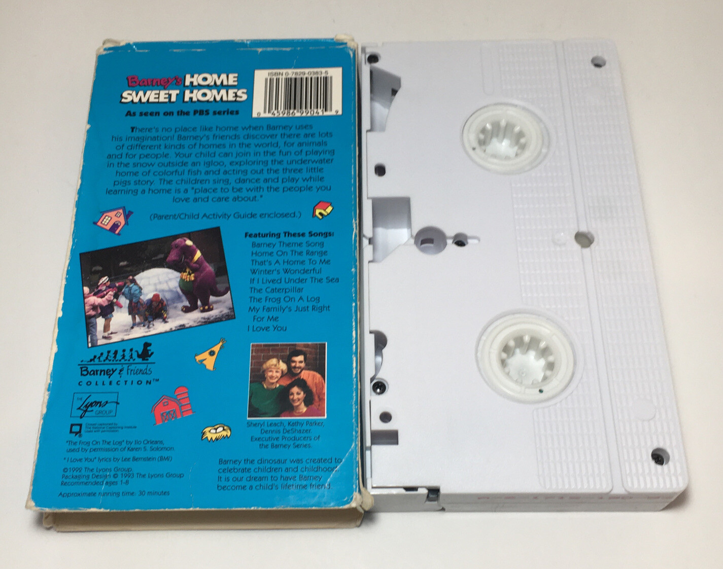 Barney Barneys Home Sweet Homes VHS 1993 Lyons Group Vintage Original ...