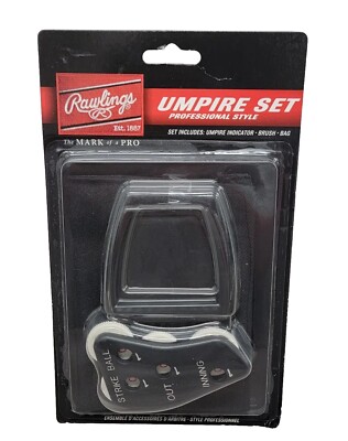 Rawlings Umpire Accessories Kit UBBD Three Piece Professional Style ...